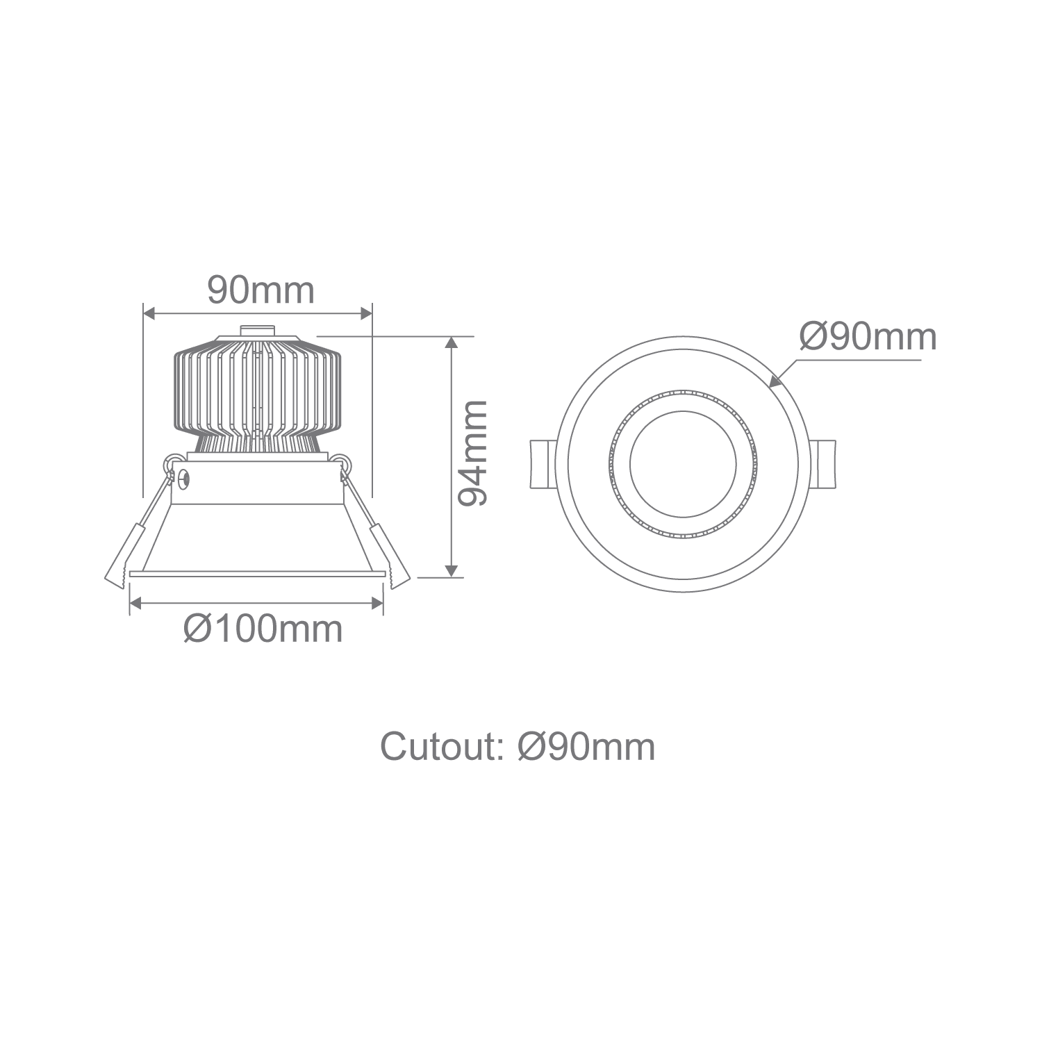 DOWNLIGHT - DEEP 12W LED KIT | Domus Lighting Pty Ltd