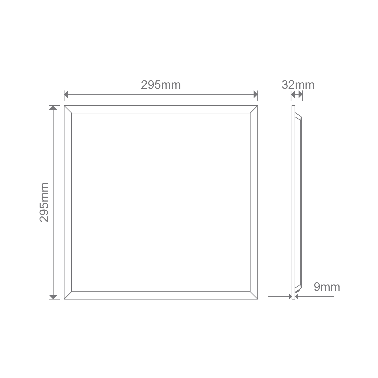 LED PANEL-303 - 30X30 BACKLIT | Domus Lighting Pty Ltd